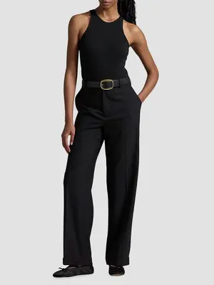 Polo Ralph Lauren Wool Faille Straight-leg Trousers