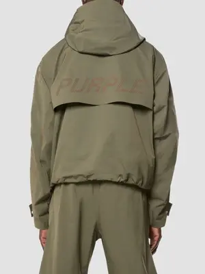 PURPLE BRAND Logo Anorak Jacket