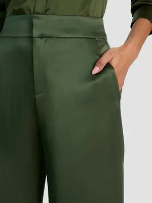 Alice + Olivia Dylan High-rise Wide-leg Pants