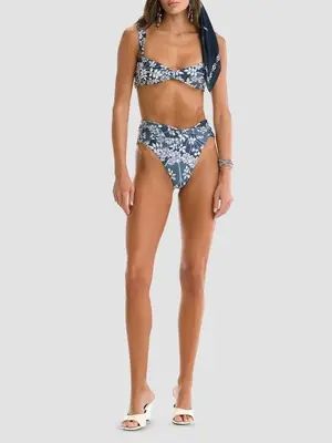 Agua Bendita Lily Glazia Embellished Bikini Bottom