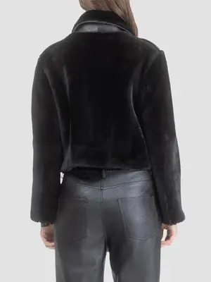 Gorski Select Shearling Lamb And Leather Moto Jacket