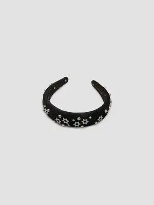 Lele Sadoughi Alice Star Of David Velvet Headband