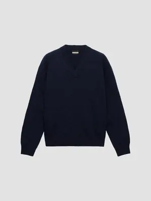 Prada Re-cashmere V-neck Sweater