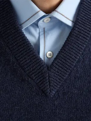 Prada Re-cashmere V-neck Sweater