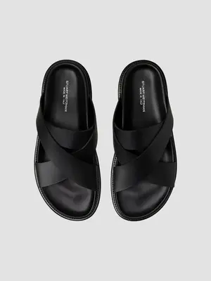 STUART WEITZMAN Berkley Crisscross Leather Sandals
