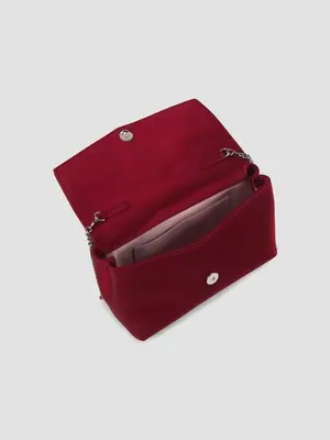 JIMMY CHOO Mini Bow Satin Crossbody Bag