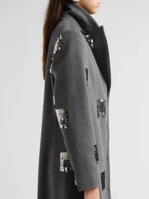MILLY Wanda Sequin Coat