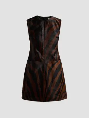 Simkhai Sonoma Calfhair Mini Dress