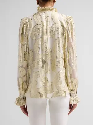 Kobi Halperin Niosha Jacquard Blouse