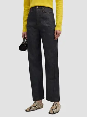 TOTEME Twisted Seam High-rise Jeans
