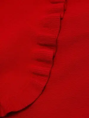 AKNVAS Kamomilla Ruffled Wool-cashmere Cardigan