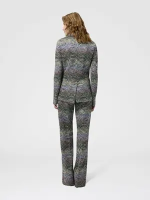 Missoni Tailored Space-dye Viscose Lamé Trousers