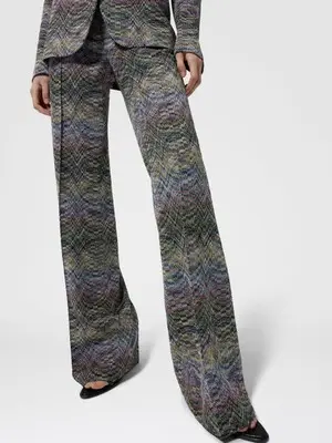 Missoni Tailored Space-dye Viscose Lamé Trousers