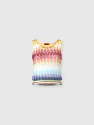 Missoni Sleeveless Dégradé Viscose Top - Multicoloured