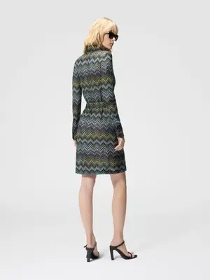 Missoni Midi Shirt Dress In Viscose