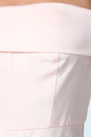 Coast Satin Bardot Maxi Bridesmaid Dress