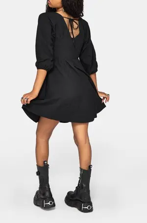 DISTURBIA Sanct Batwing Mini Dress