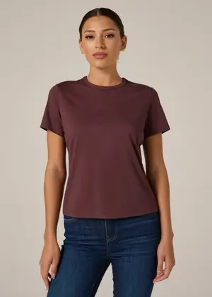 7 Diamonds Modal Classic Tee - Walnut