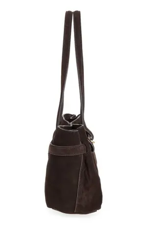 Mango Chus Suede Shoulder Bag