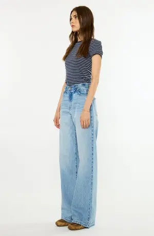 KANCAN Kiara Low Curve Wide Jeans