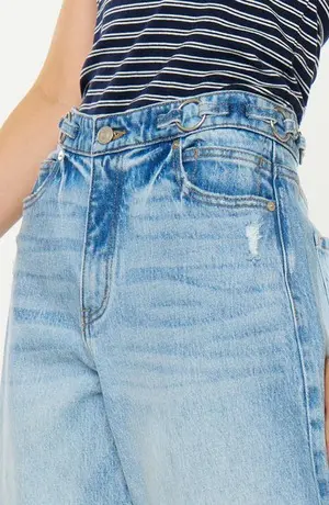 KANCAN Kiara Low Curve Wide Jeans