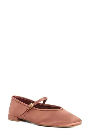 Dune London Hearthrob Mary Jane Flat Rose