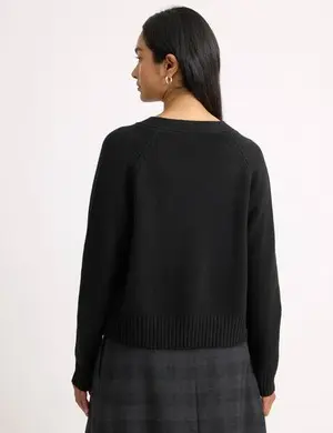 ALBARAY Relaxed V-neck Cardigan