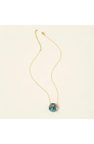 UNCOMMON GOODS Abstract Earth Necklace Belart Llc