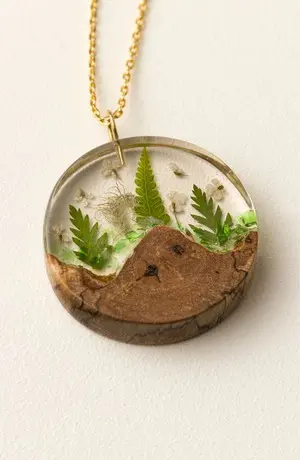 UNCOMMON GOODS Find Me In The Forest Necklace