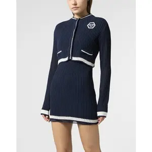 Philipp Plein Knitted Cardigan Hexagon Hexagon