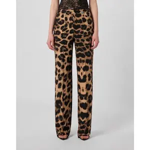 Philipp Plein Trousers Straight Fit - Leopard