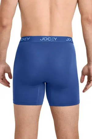 JOCKEY Chafe Proof Pouch Ultra Soft Modal 6" Boxer Brief3 Pack - Blue Sunset