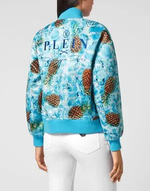 Philipp Plein Duchesse Bomber Pineapple Skies