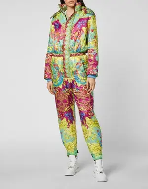 Philipp Plein Nylon Ski Jumpsuit Print New Baroque - Multicolor