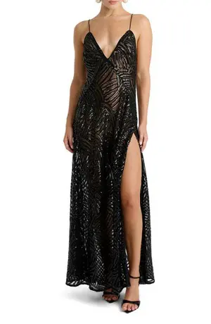 Bardot Harper Sequin Gown