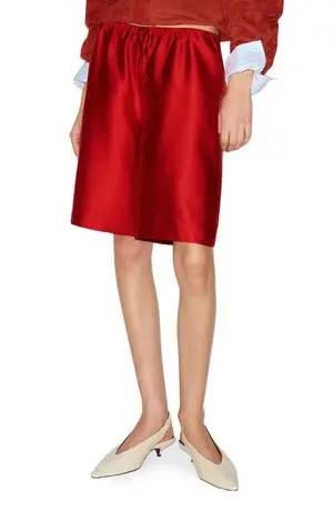 REFORMATION Sandy Shorts - Red