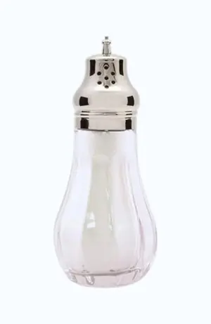 LADY PRIMROSE Blue Agave Dusting Silk Powder Shaker - Silver