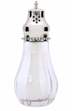 LADY PRIMROSE Tryst Dusting Silk Powder Shaker - Silver