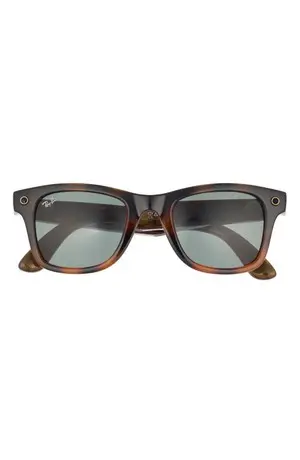 Ray-ban Meta Gen 3 50mm Wayfarer Sunglasses - Havana/green