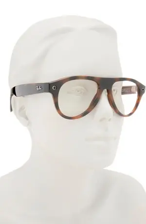 Ray-ban Meta Gen 3 54mm Polarized Aviator Transition Sunglasses