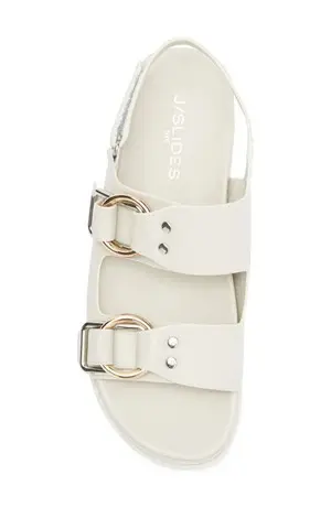J/SLIDES NYC Blast Sandal - Bone