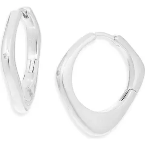 MISSOMA Harris Reed Fearless Medium Hoop Earrings - Silver