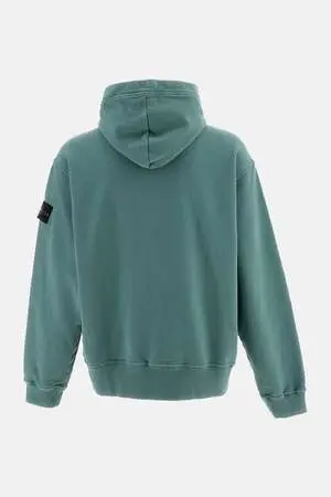 Stone Island Oversized Brushed Organic Cotton Hoodie