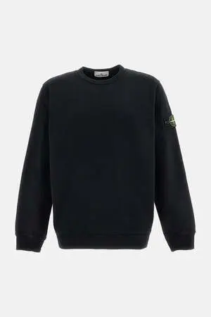 Stone Island Brushed Organic Cotton Fleece Crewneck Sweatshirt - Multicolor