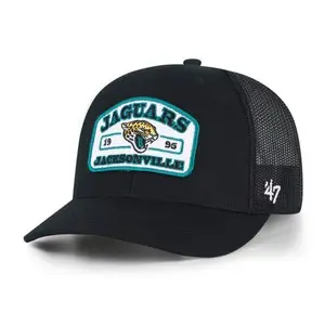 '47 Jacksonville Jaguars Roadway Adjustable Trucker Hat - Black