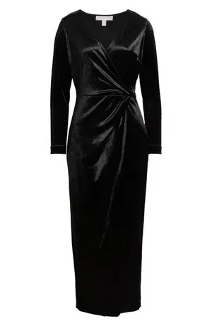 Chelsea28 Twist Long Sleeve Maxi Dress