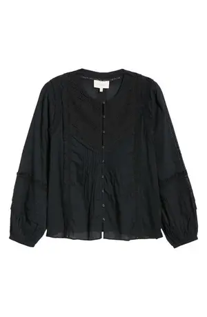 CLEOBELLA Theodora Pintuck Organic Cotton Top