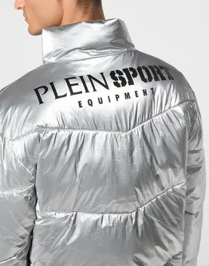 PLEIN SPORT Nylon Crease Puffer Jacket