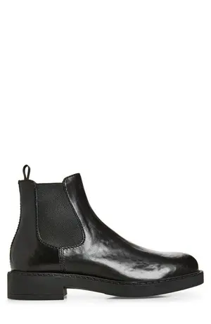Prada Chocolate Leather Chelsea Boot