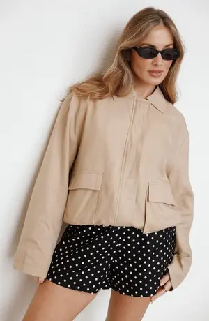 PETAL & PUP Julie Bubble Hem Jacket